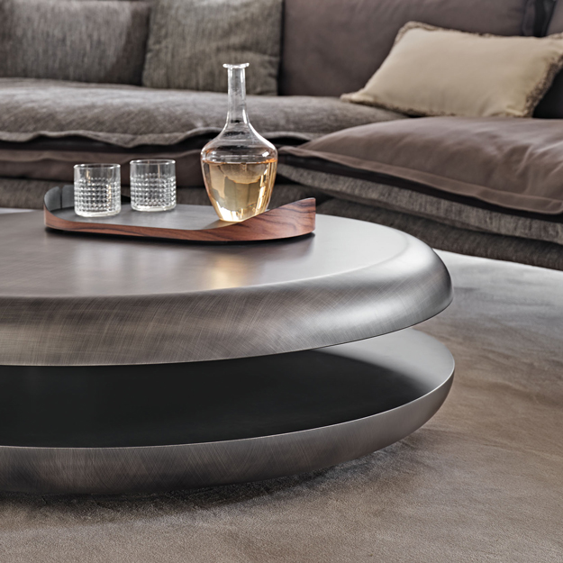 Cattelan Italia Yo-yo Brushed Coffee Table